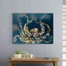 Beachcrest Home™ Octopus in the Deep Blue Sea by Eli Halpin - Wrapped ...