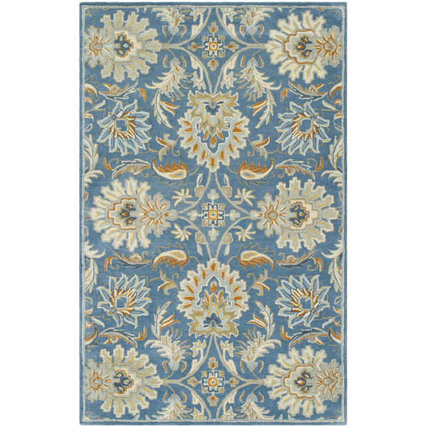 Lark Manor Arfath Wool Damask Indoor Rug & Reviews | Wayfair