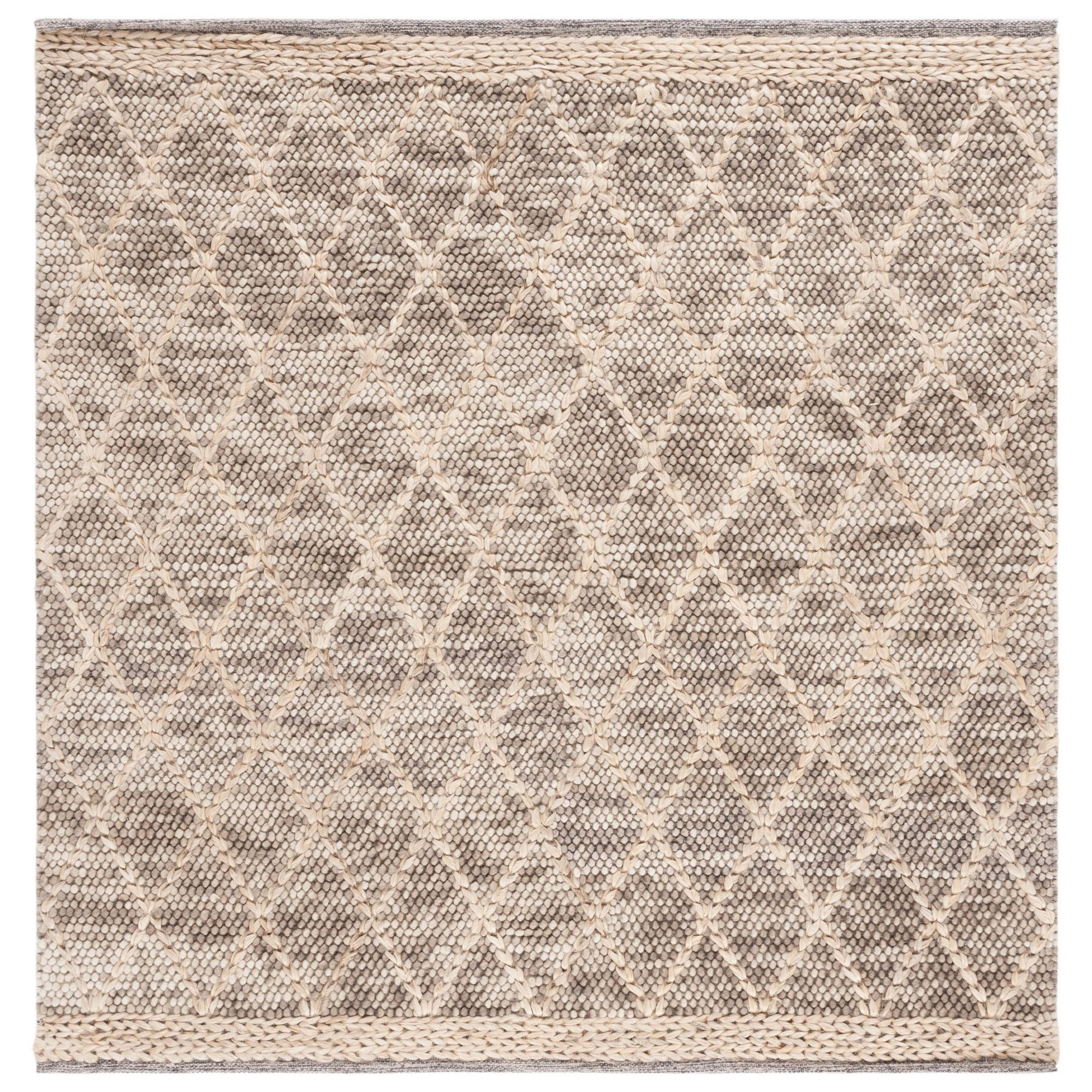 Union Rustic Fabeha Hand Woven 80% Wool, 20% Cotton Geometric Rug | Wayfair