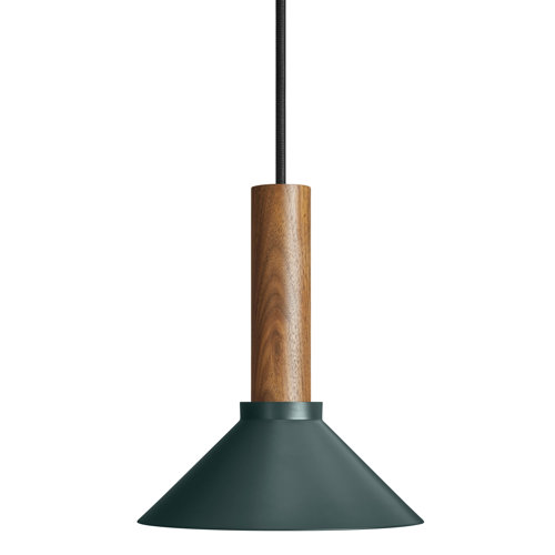 Green Shade Pendant Lighting You'll Love | Wayfair
