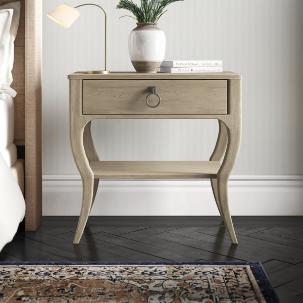 Birch Lane™ Regan Solid Wood Nightstand & Reviews | Wayfair