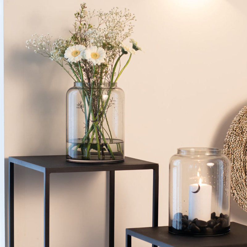 Räder Moonlit Night Glass Table Vase - 10" | Wayfair