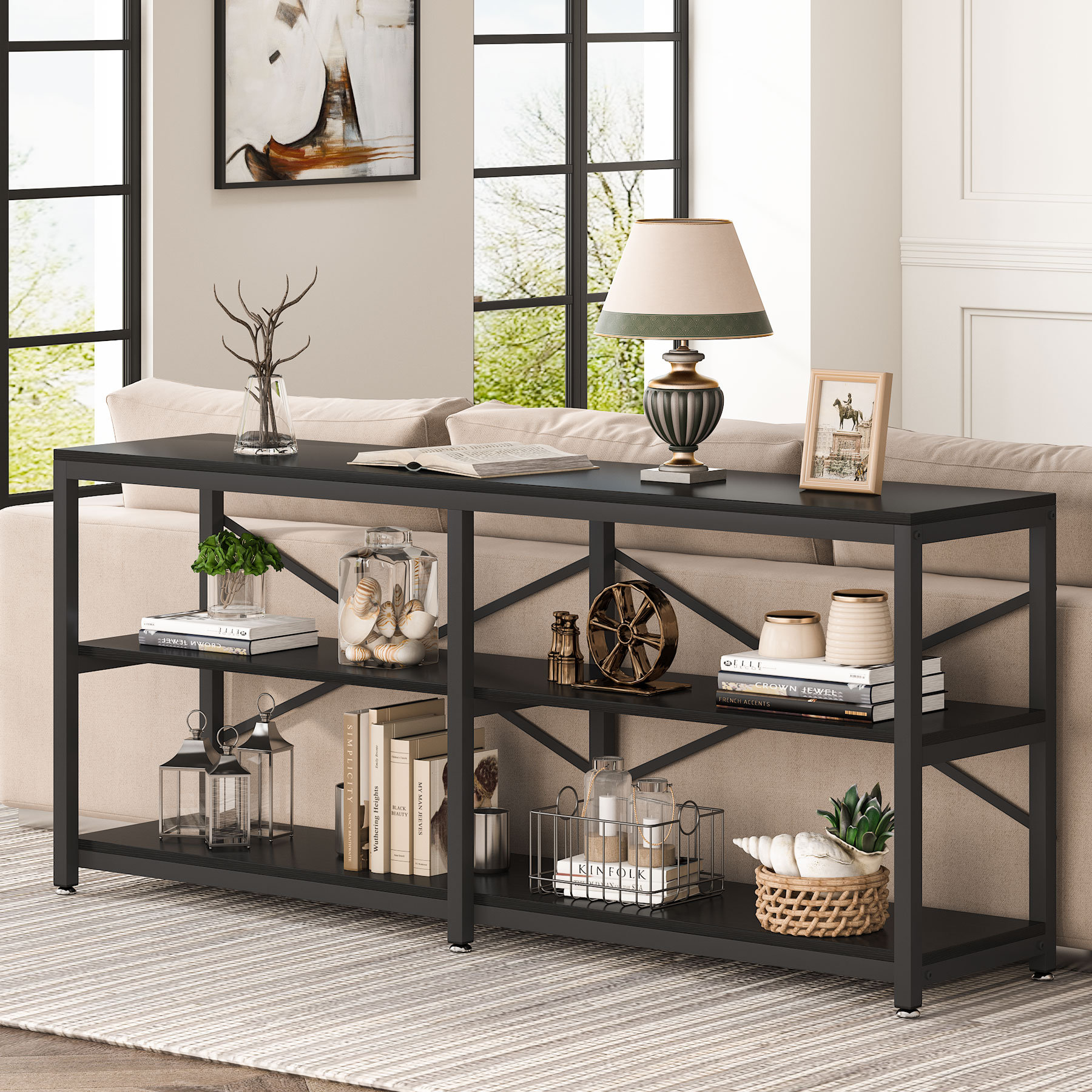 17 Stories Turrella 70.9" Console Table & Reviews | Wayfair