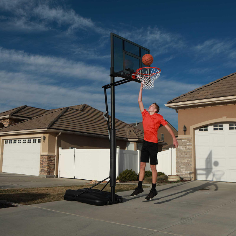 Lifetime Height Adjustable Portable Basketball Hoop (52" Polycarbonate ...