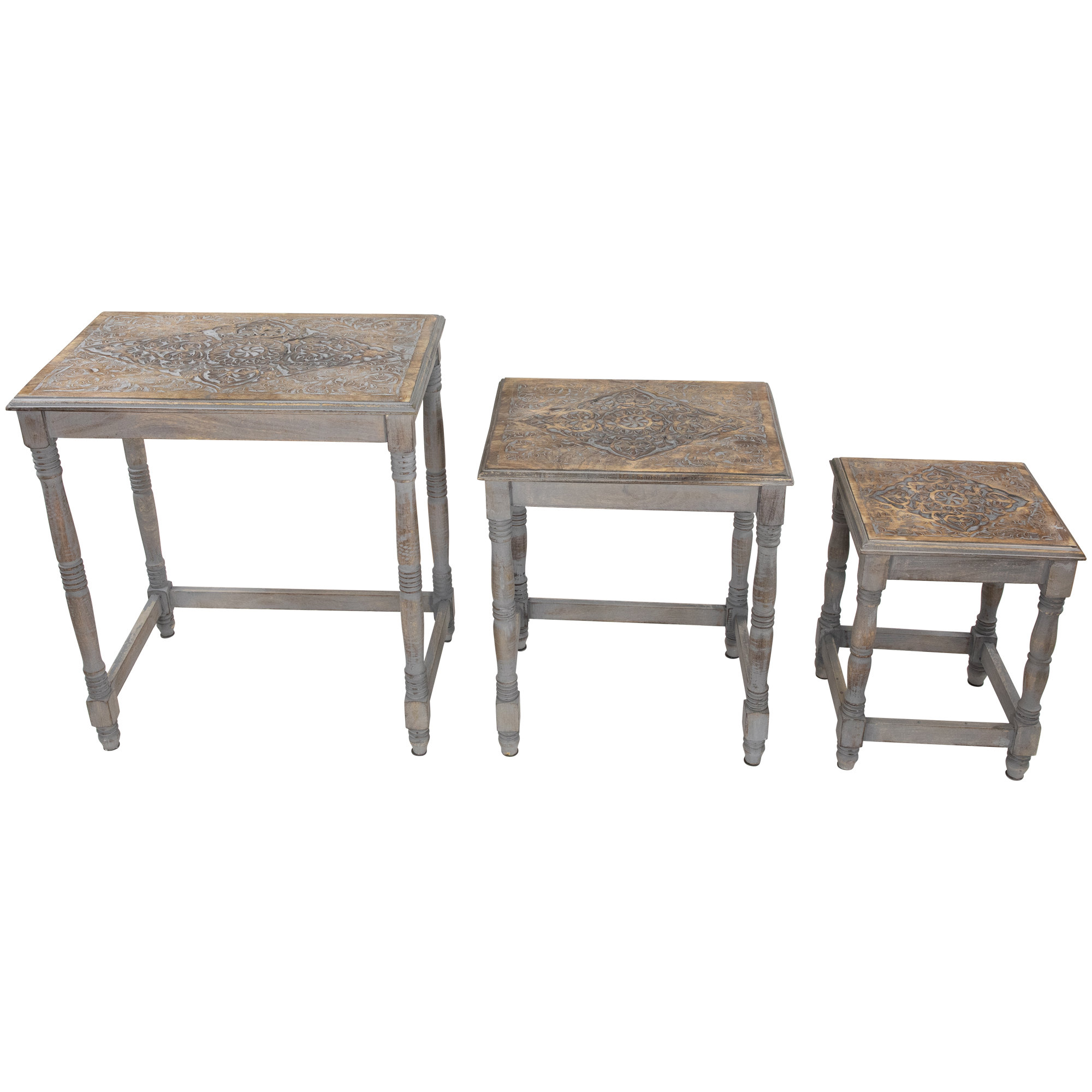 Northlight Solid Wood Nesting Tables | Wayfair