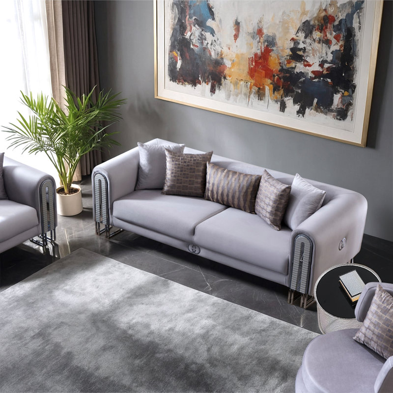 Everly Quinn Jany 4 - Piece Velvet Living Room Set | Wayfair