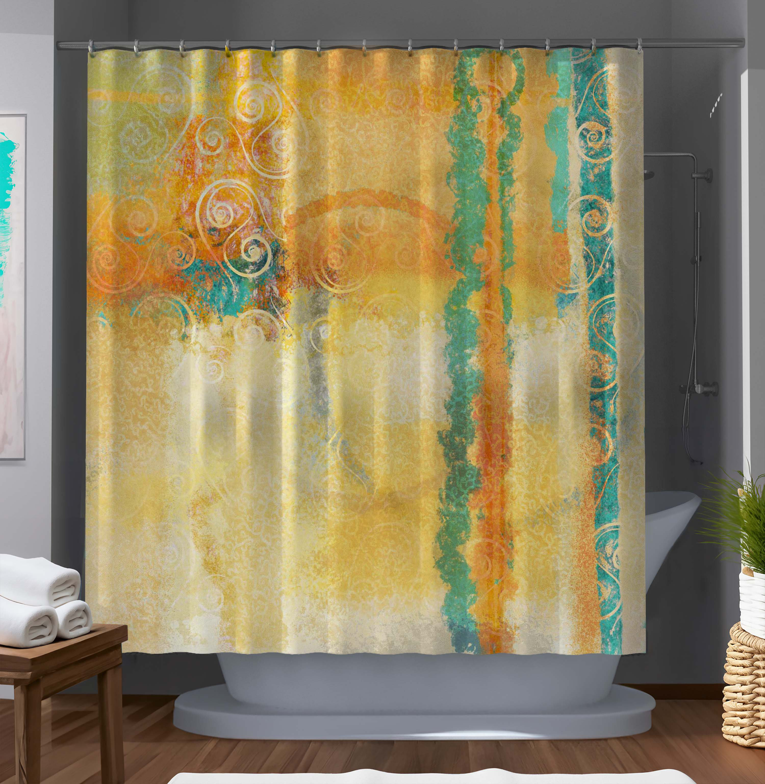 East Urban Home Kennita Shower Curtain by Staci Maxwell | Wayfair