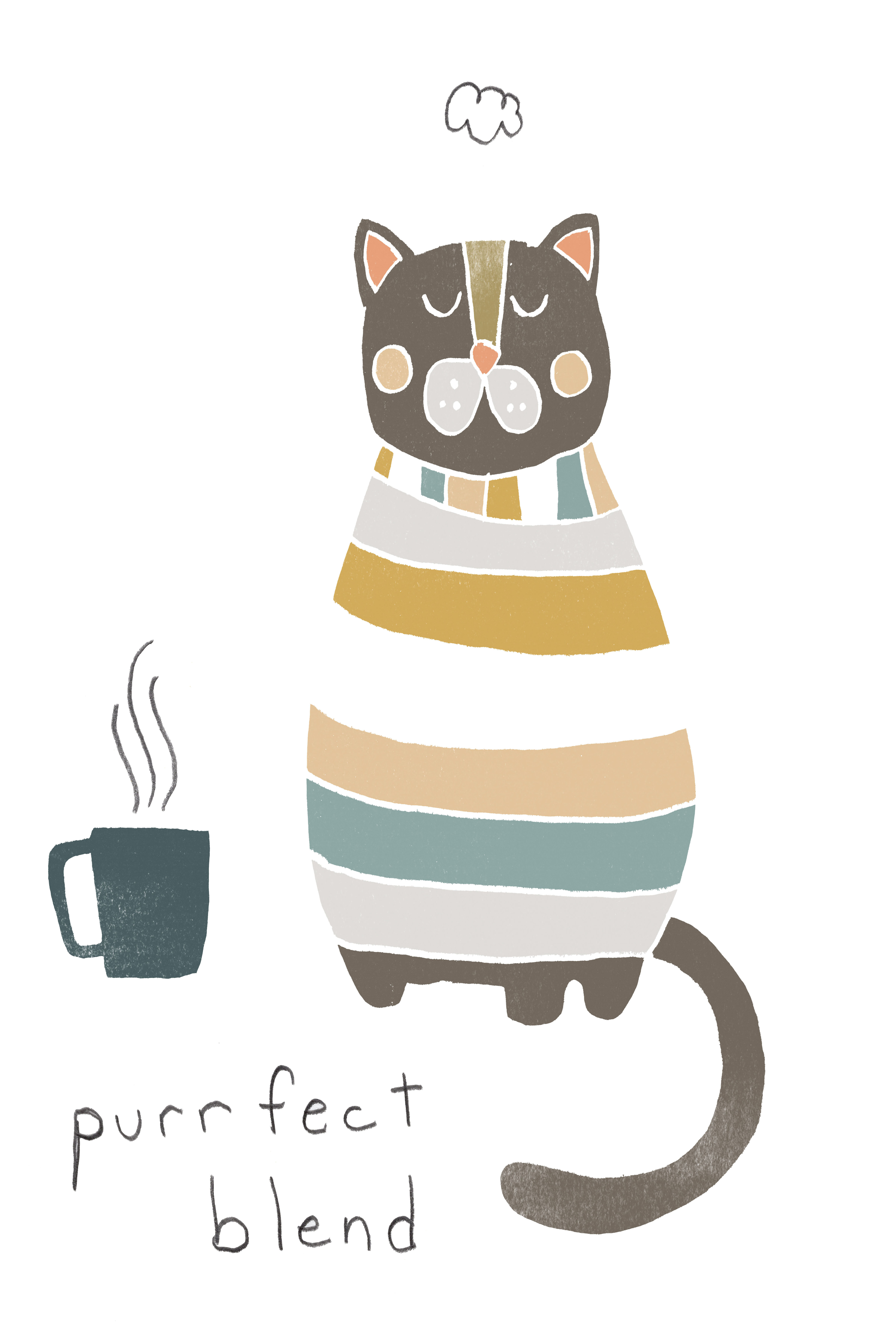 Isabelle & Max Coffee Cats IV - Painting | Wayfair.co.uk