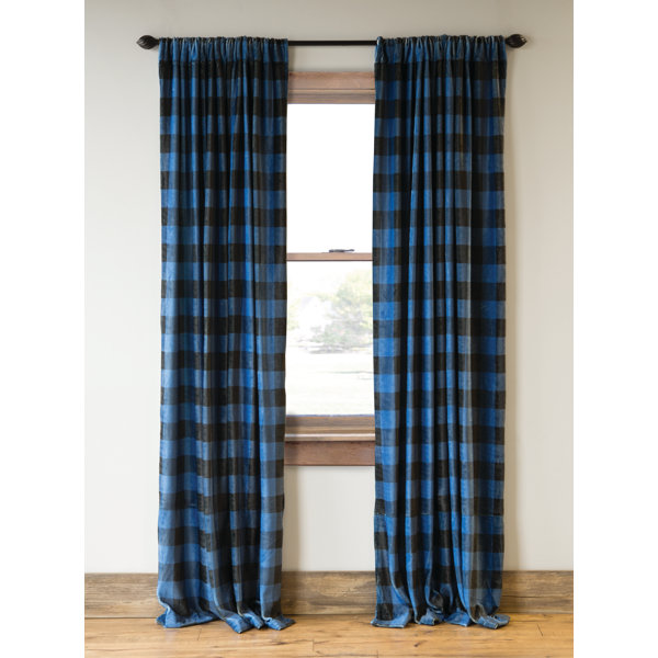Carstens Inc. Lumberjack Buffalo Plaid Room Darkening Thermal Curtain ...