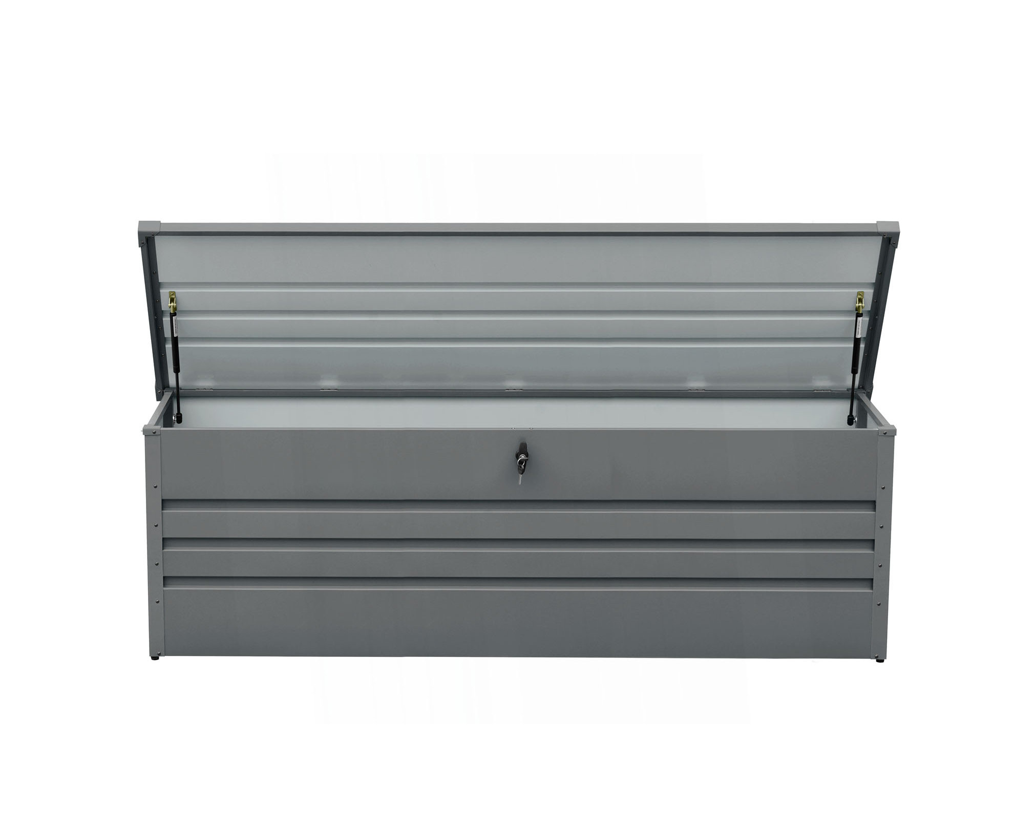 weixunguang 260 Gallon Metal Outdoor Storage Deck Box Waterproof, Extra ...