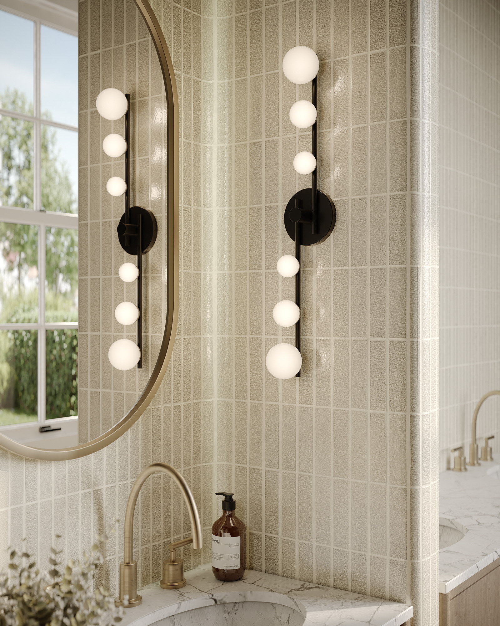 Kuzco Lighting Juniper 6 - Light Dimmable LED Vanity Light | Wayfair