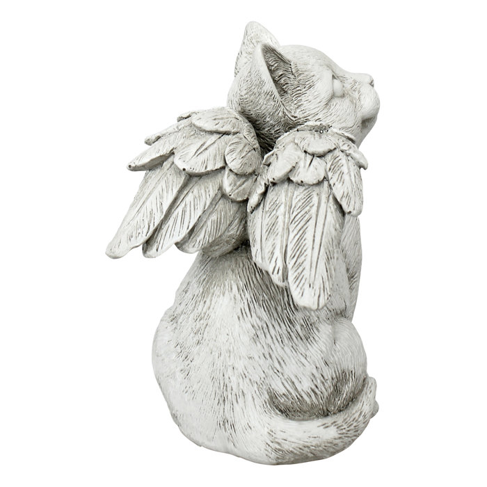 Design Toscano Cat Pet Memorials Loving Friend Statue & Reviews | Wayfair