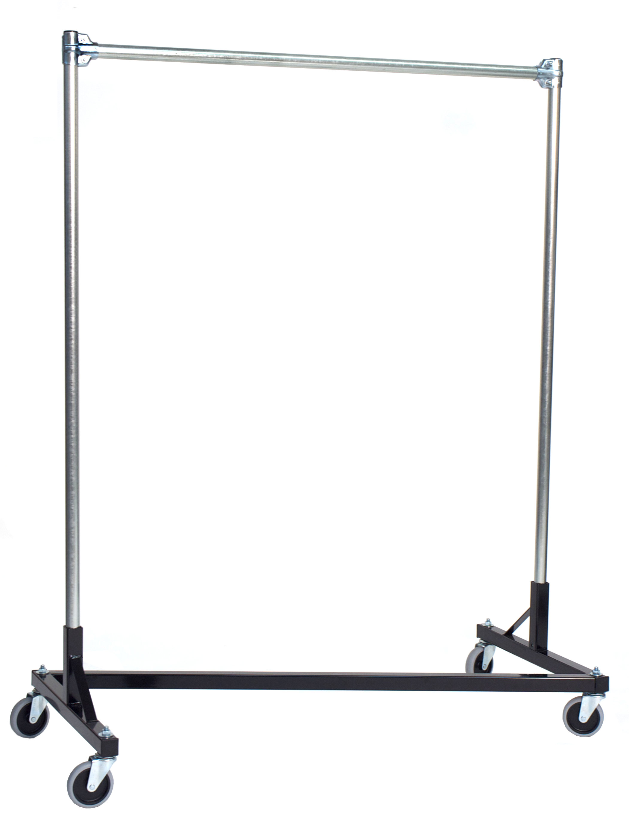 Quality Fabricators 51" W Heavy Duty Single Rail Garment Rack & Reviews ...