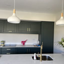 Zipcode Design Kaylen 1-Light Teardrop Pendant with Wood Accents ...