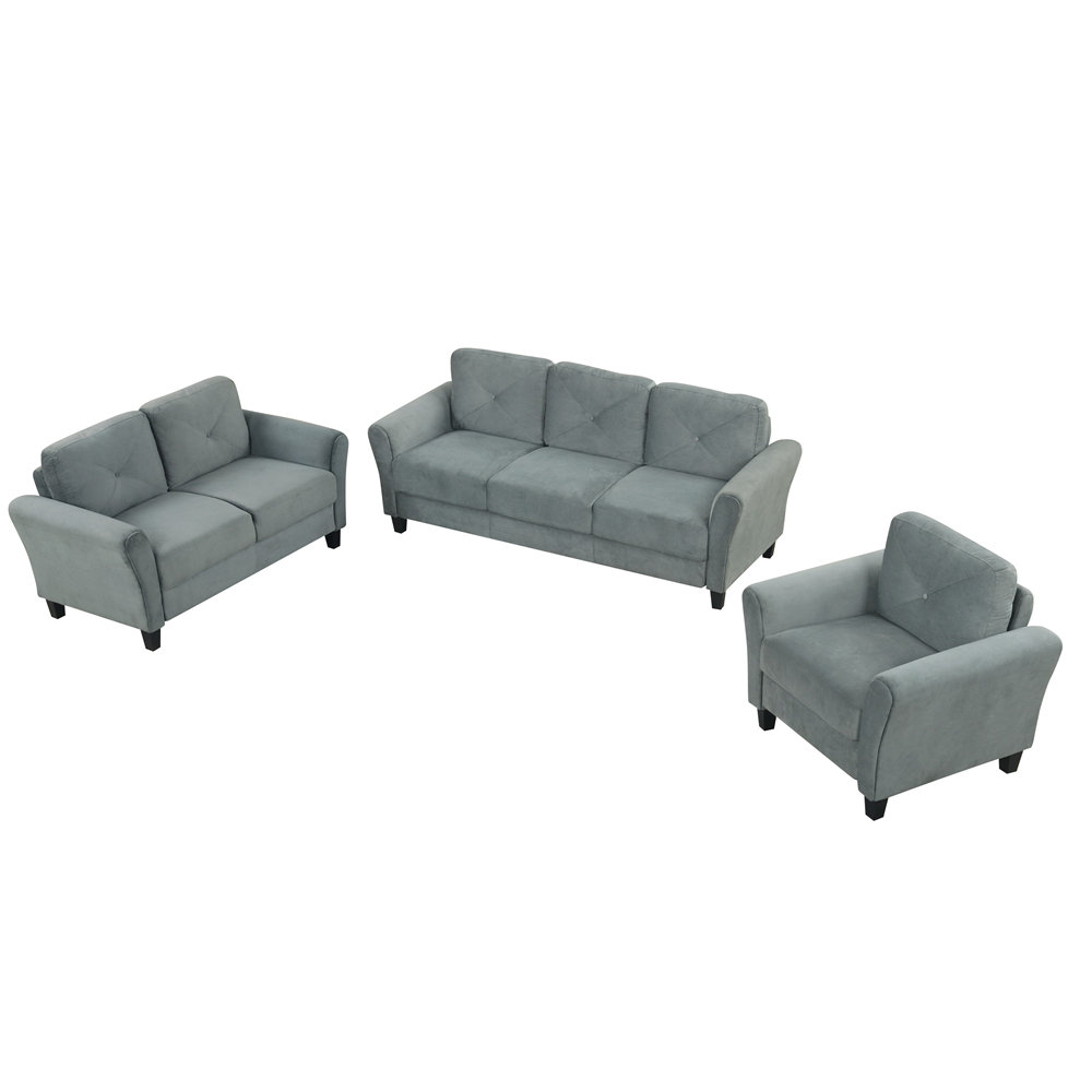 George Oliver Couch Comfortable Sectional Couches set 1+2+3 - Wayfair ...
