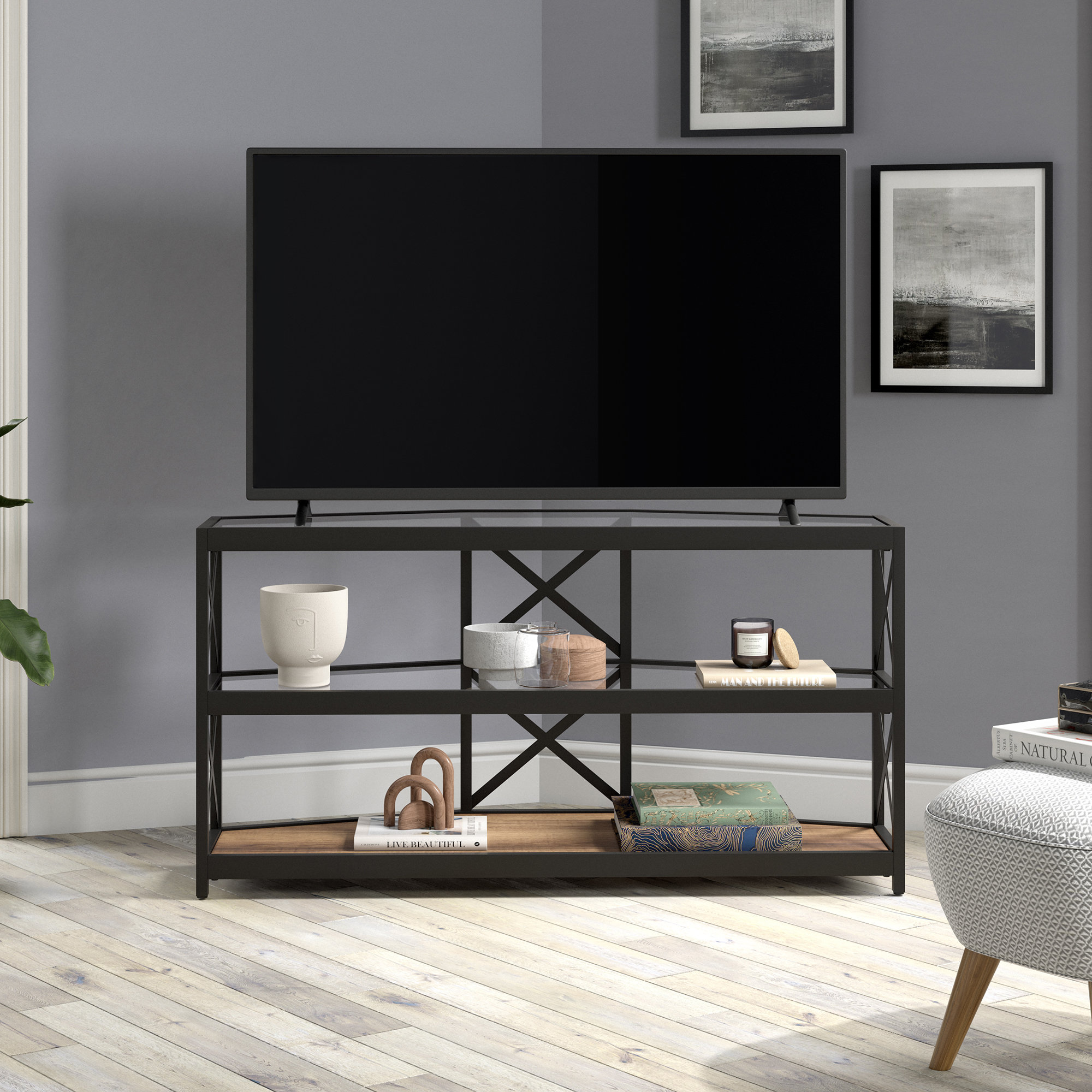 17 Stories Celine TV Stand for TVs up to 55" - Wayfair Canada
