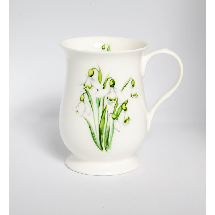 August Grove Snowdrop Firenze Bone China Mug & Reviews | Wayfair.co.uk