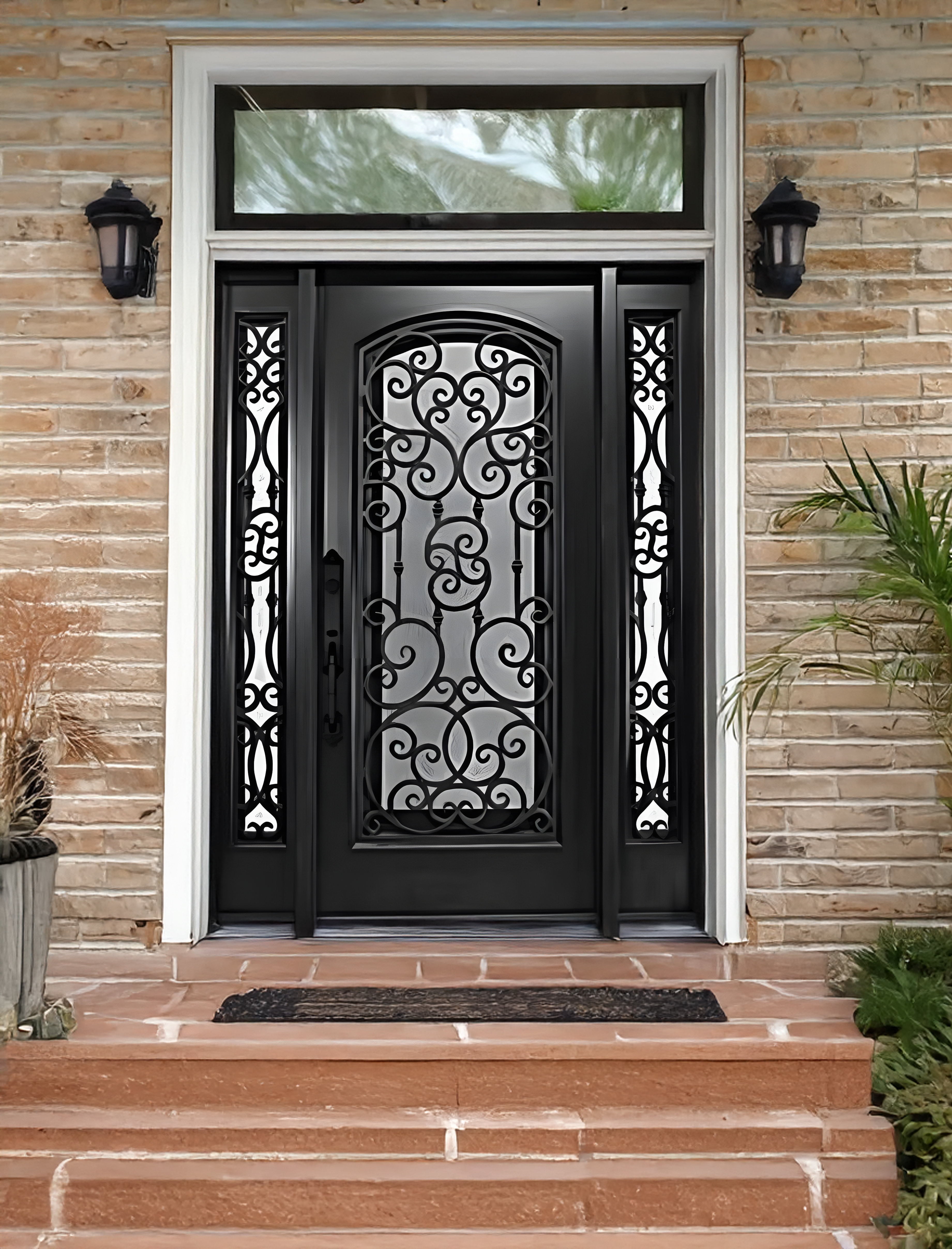 FOREVERDOORS Forever Doors Inc. Classic Exterior Composite Door Frr02c ...