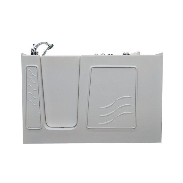 Therapeutic Tubs Tucson 60'' x 30'' Walk-in Whirlpool Fiberglass ...