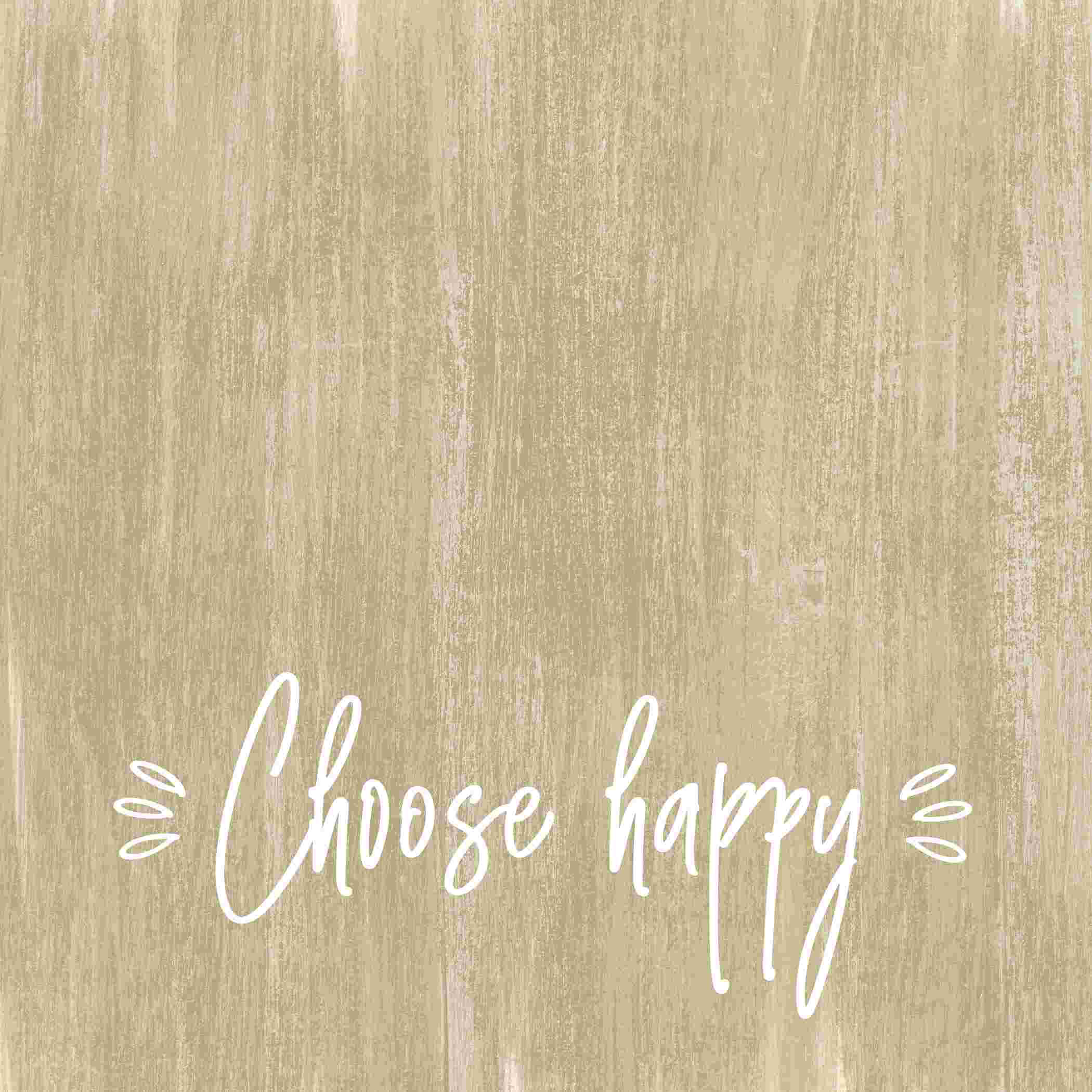 Trinx Choose Happy Tan Wood - Wayfair Canada