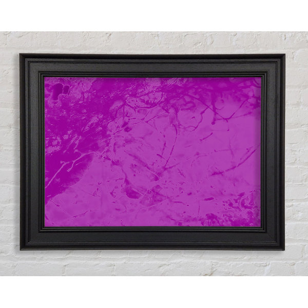 Perspections Lila auf Lila Gerahmter Druck | Wayfair.de