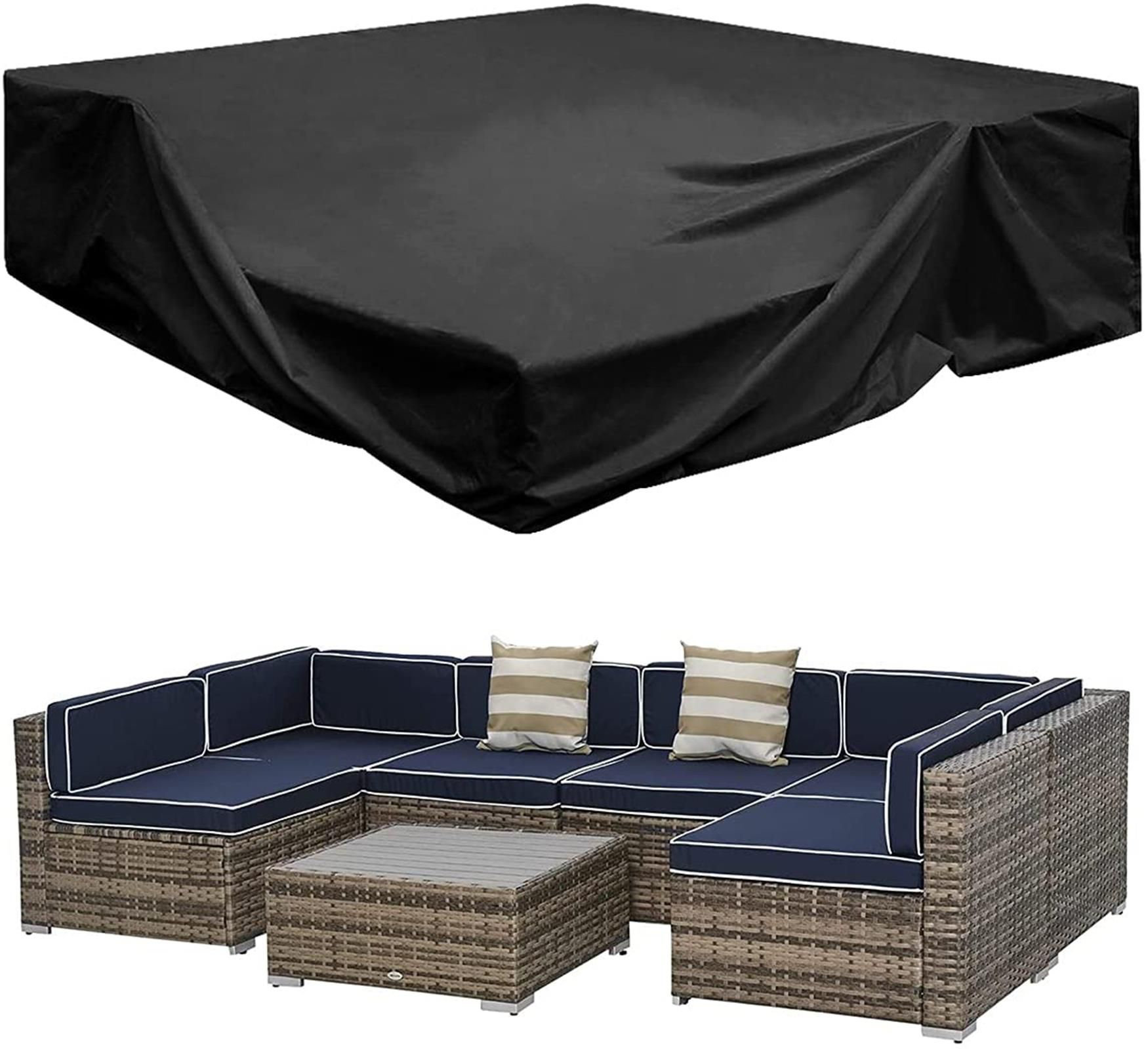 Arlmont & Co. Water Resistant Patio Sectional Cover For Outdoor ...