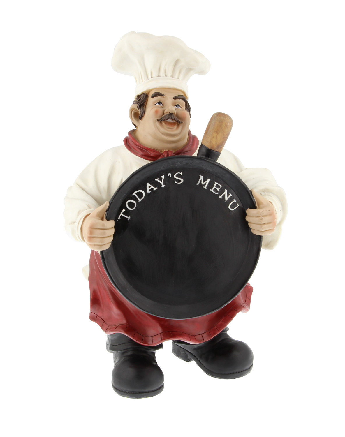 Bloomsbury Market Wooden Chef Decorative Multi Colored Sculpture with ...