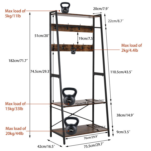 Williston Forge Syne 76cm Clothes Racks & Reviews | Wayfair.co.uk