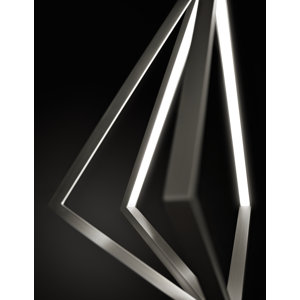 Mercer41 Django 6-Light LED Unique / Statement Geometric Chandelier ...