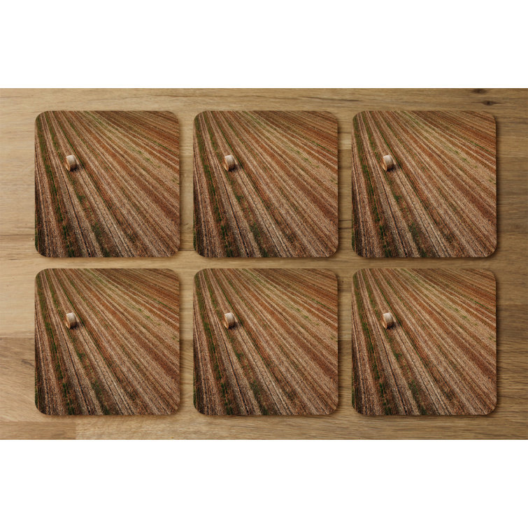 Bless international Polyester Square 6 Piece Coaster Set - Wayfair Canada