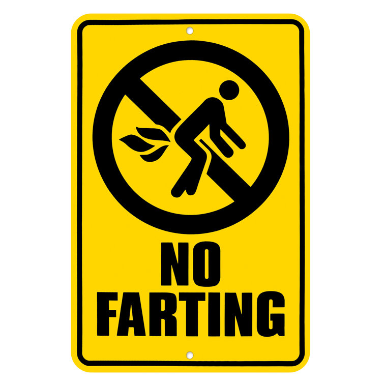 Winston Brands No Farting Sign | Wayfair
