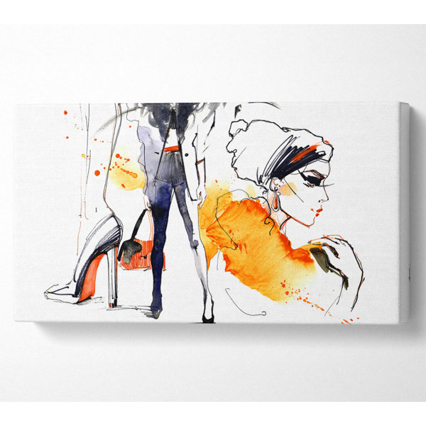 Canora Grey Shoes Bag Done - Wrapped Canvas Print | Wayfair.co.uk