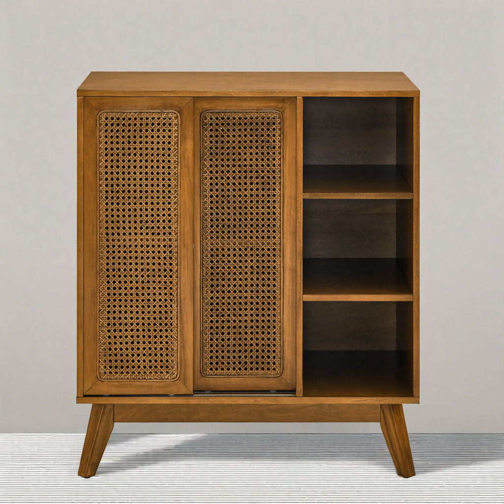Dakota Fields 31.5" Mid-Century Sideboard – Vintage-Inspired Storage ...