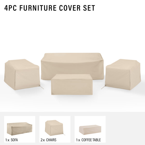 Rebrilliant Furniture Covers Outdoor Conversation Set Cover | Wayfair