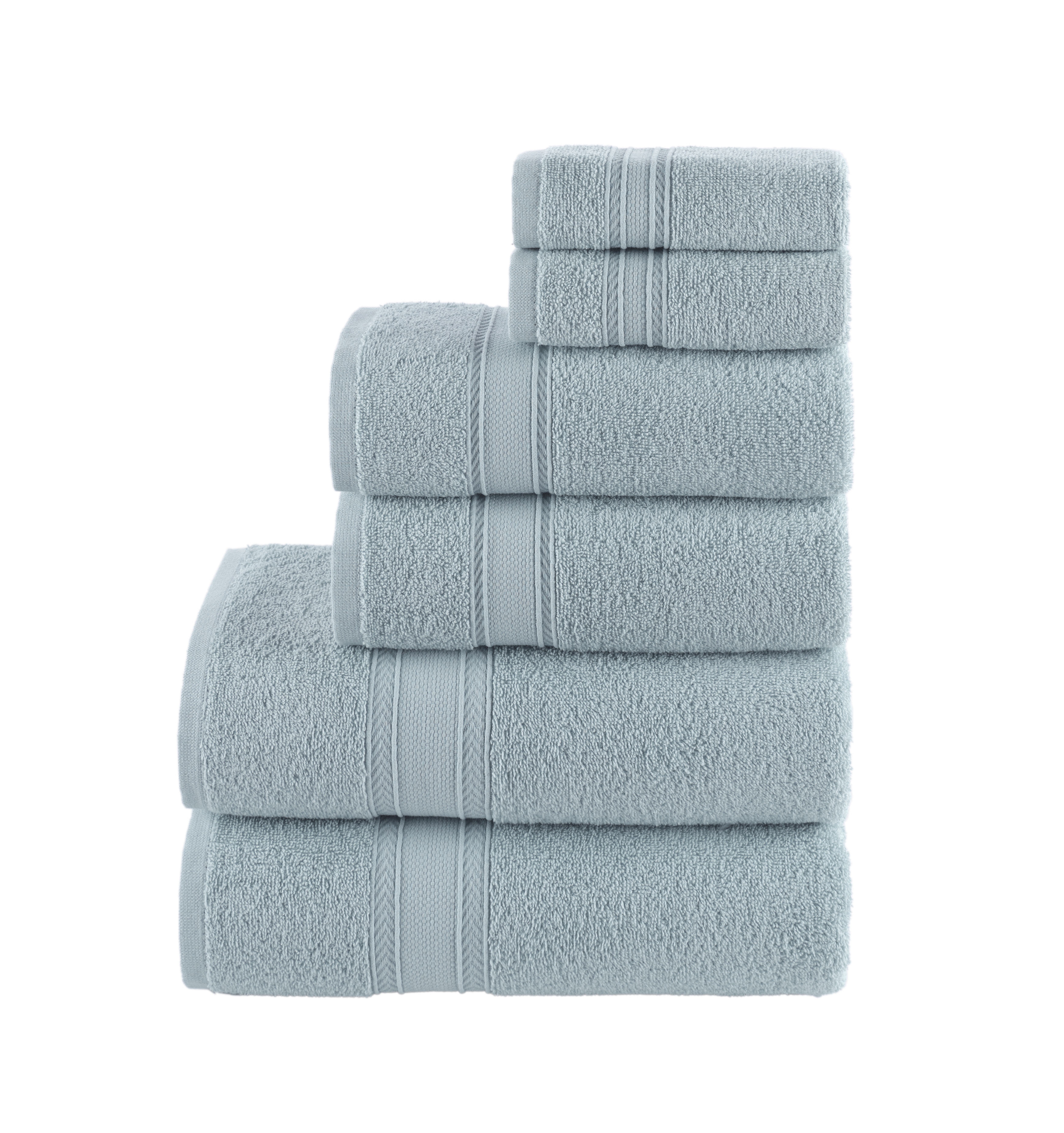 Latitude Run® Jakai Turkish Cotton DOBBY BORDER Bath Towels | Wayfair
