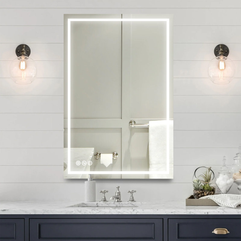 Boyel Living Rectangle LED Wall Mirror & Reviews | Wayfair