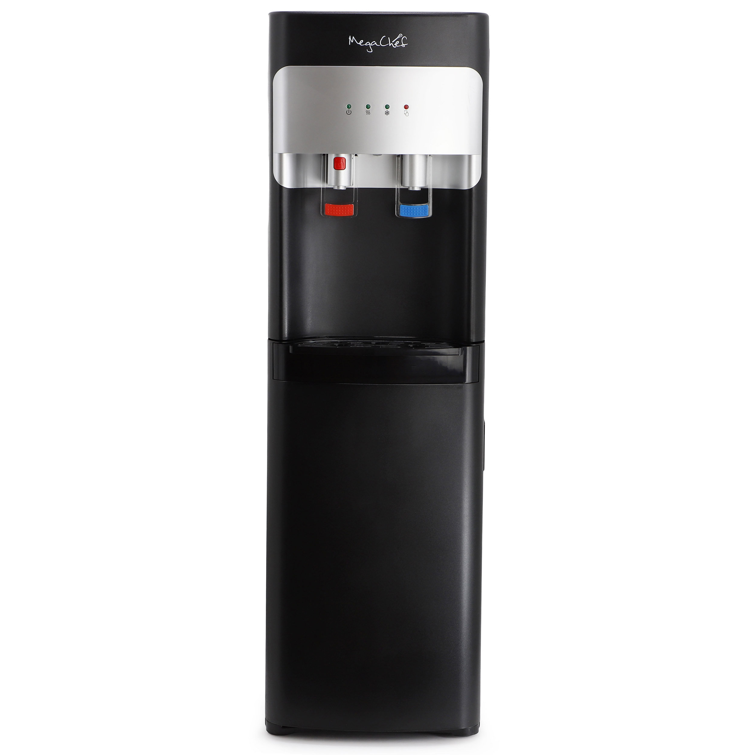 MegaChef Bottom Load Hot and Cold Water Dispenser in Black | Wayfair