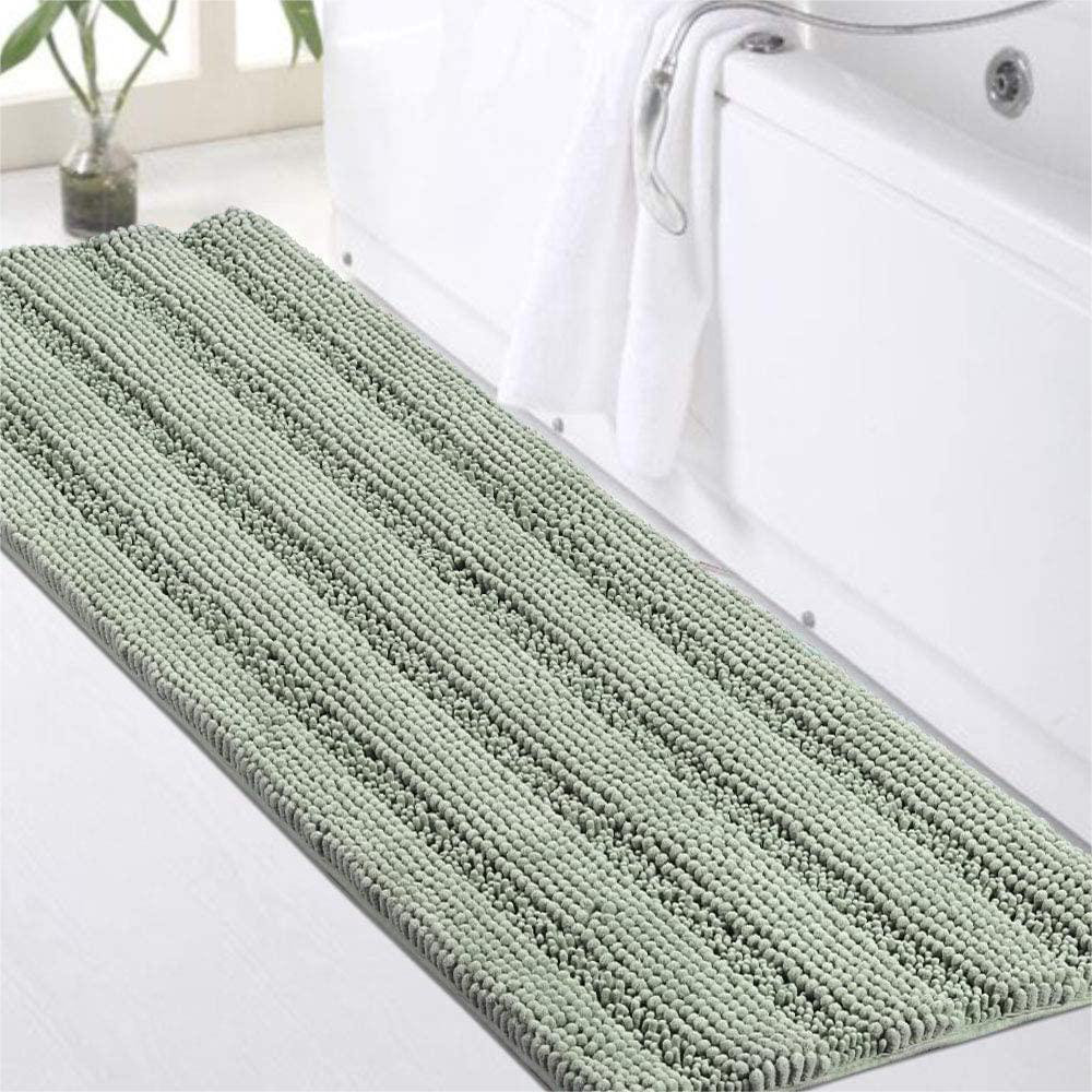 Rosecliff Heights Non Slip Shaggy Chenille Microfibers Bathroom Rug ...