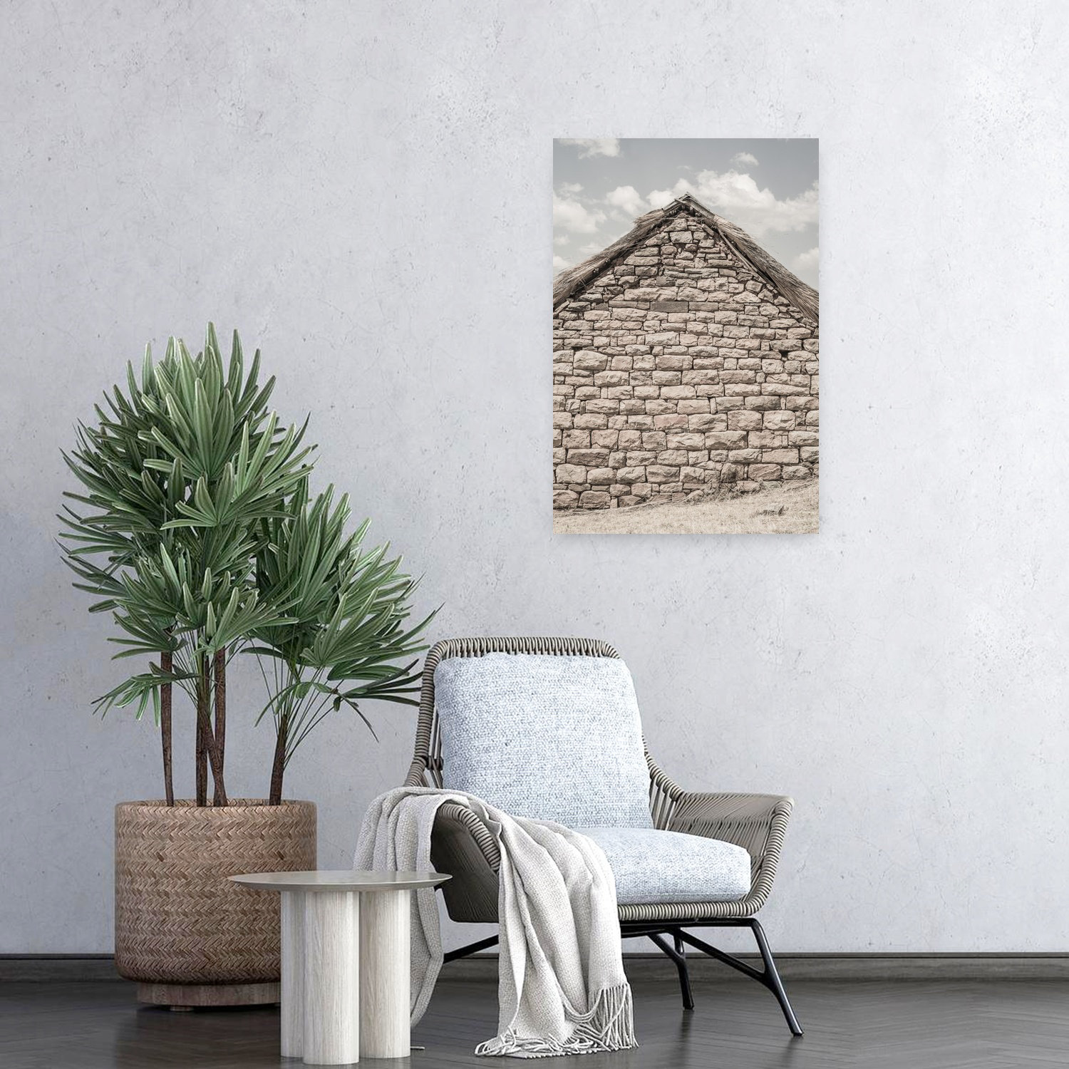 Highland Dunes Contemporary Art Rustic Vintage Abstract Architecture ...