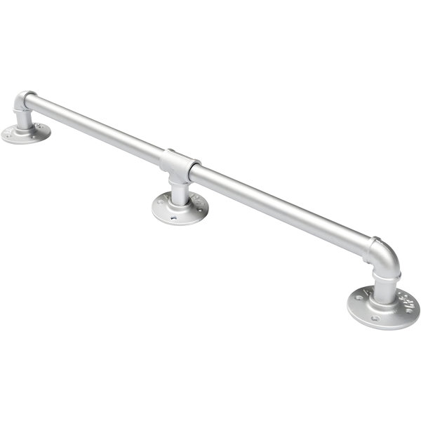COAHAHA Modern Metal Handrail B-Silver, 8Ft Silver Coating Rust-Free ...