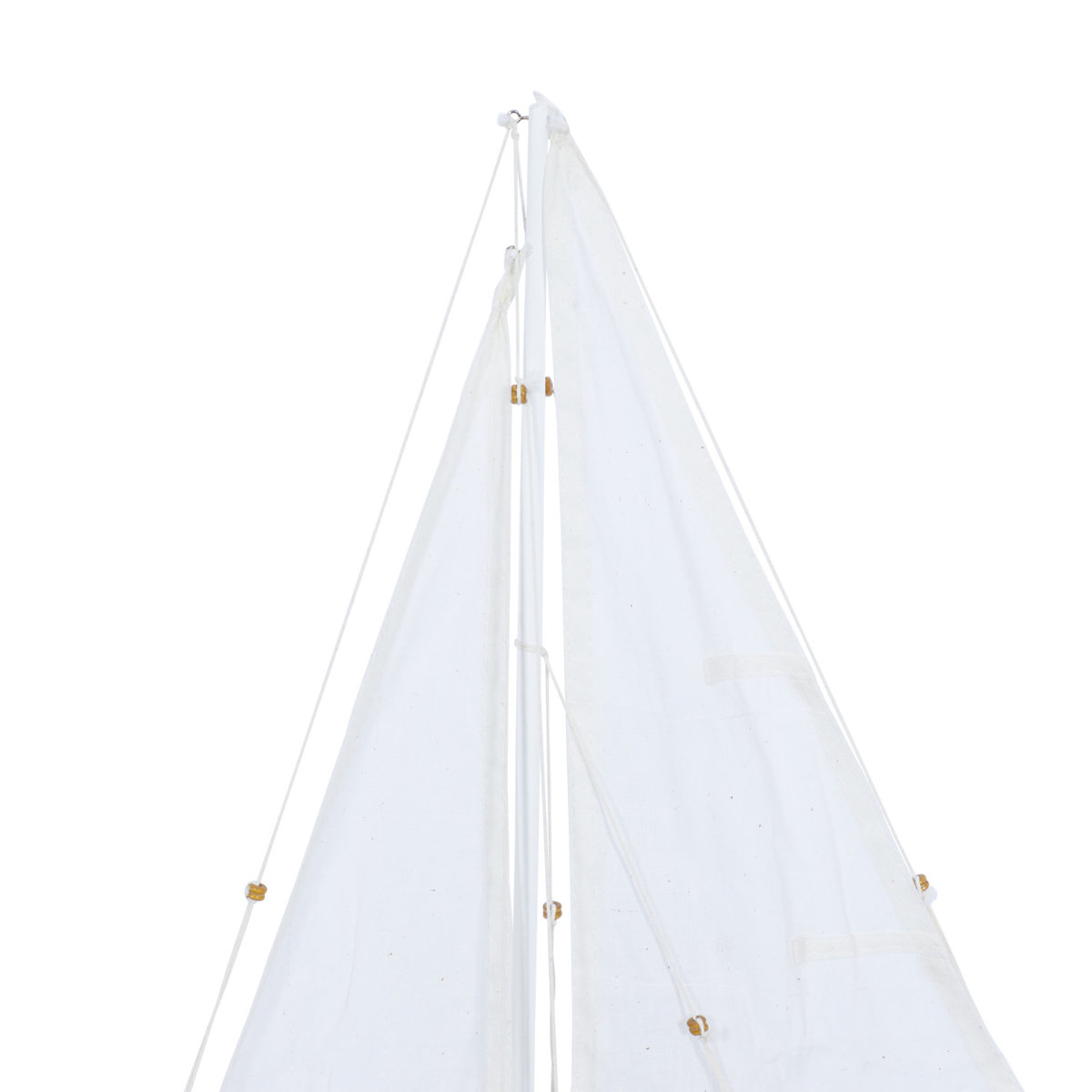 Breakwater Bay Cain Wood Sail Boat Decorative Dark Brown Sculpture with ...