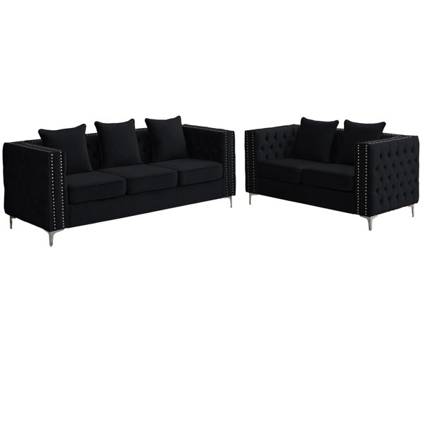 Velvet Living Room Sets & Sofas You'll Love | Wayfair