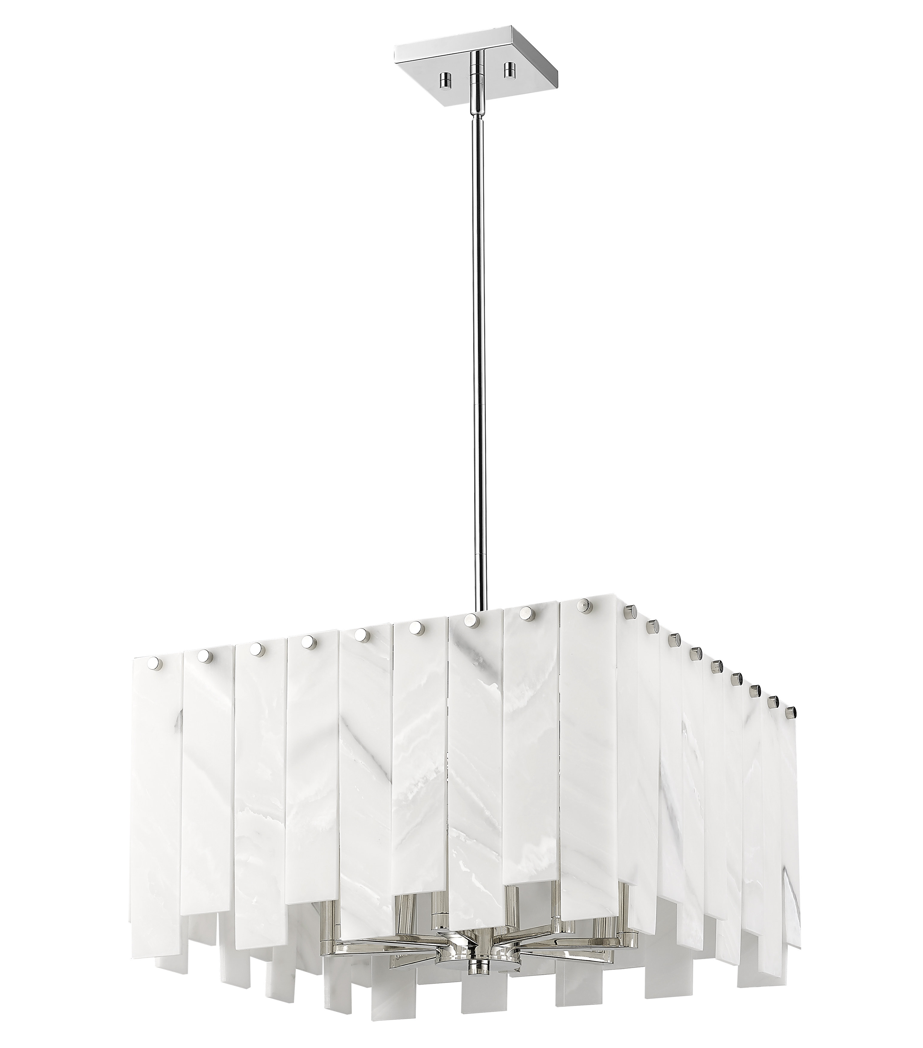 Orren Ellis Ruchbah 4 - Light Square/Rectangle Pendant with No ...
