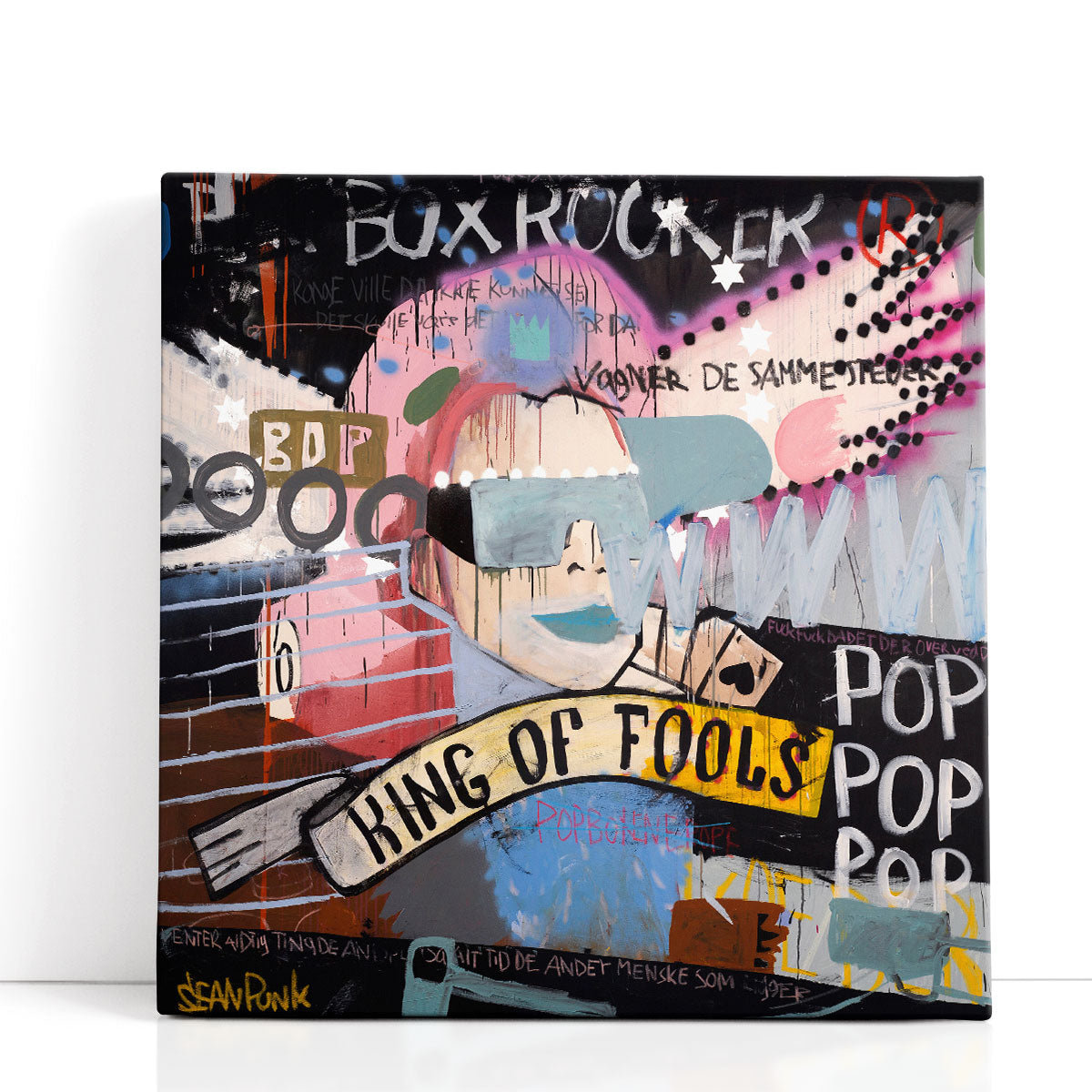 Ivy Bronx King of Fools - Canvas Print Wall Art | Wayfair