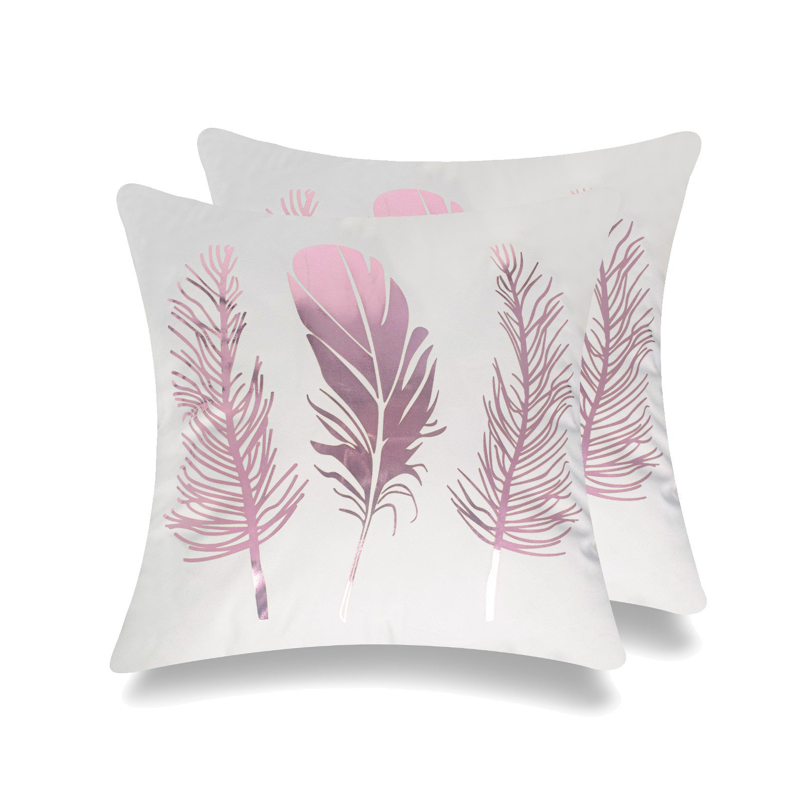 Peterborough Home Gold & Silver Love Square Pillow Cover & Insert | Wayfair