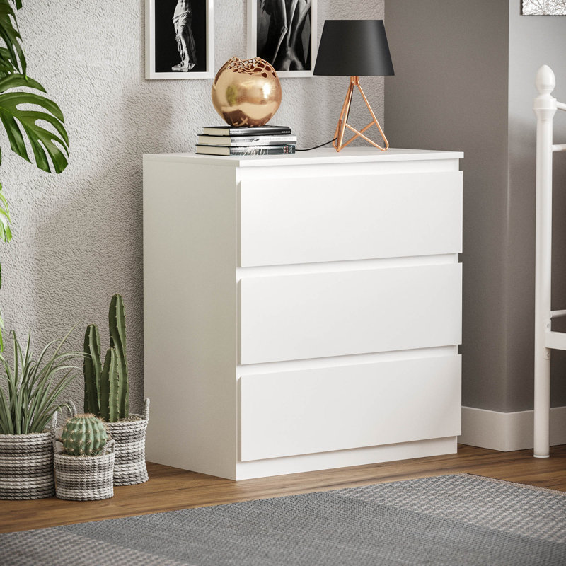 17 Stories Cunha 3 Drawer 70cm W Chest Of Drawers & Reviews | Wayfair.co.uk