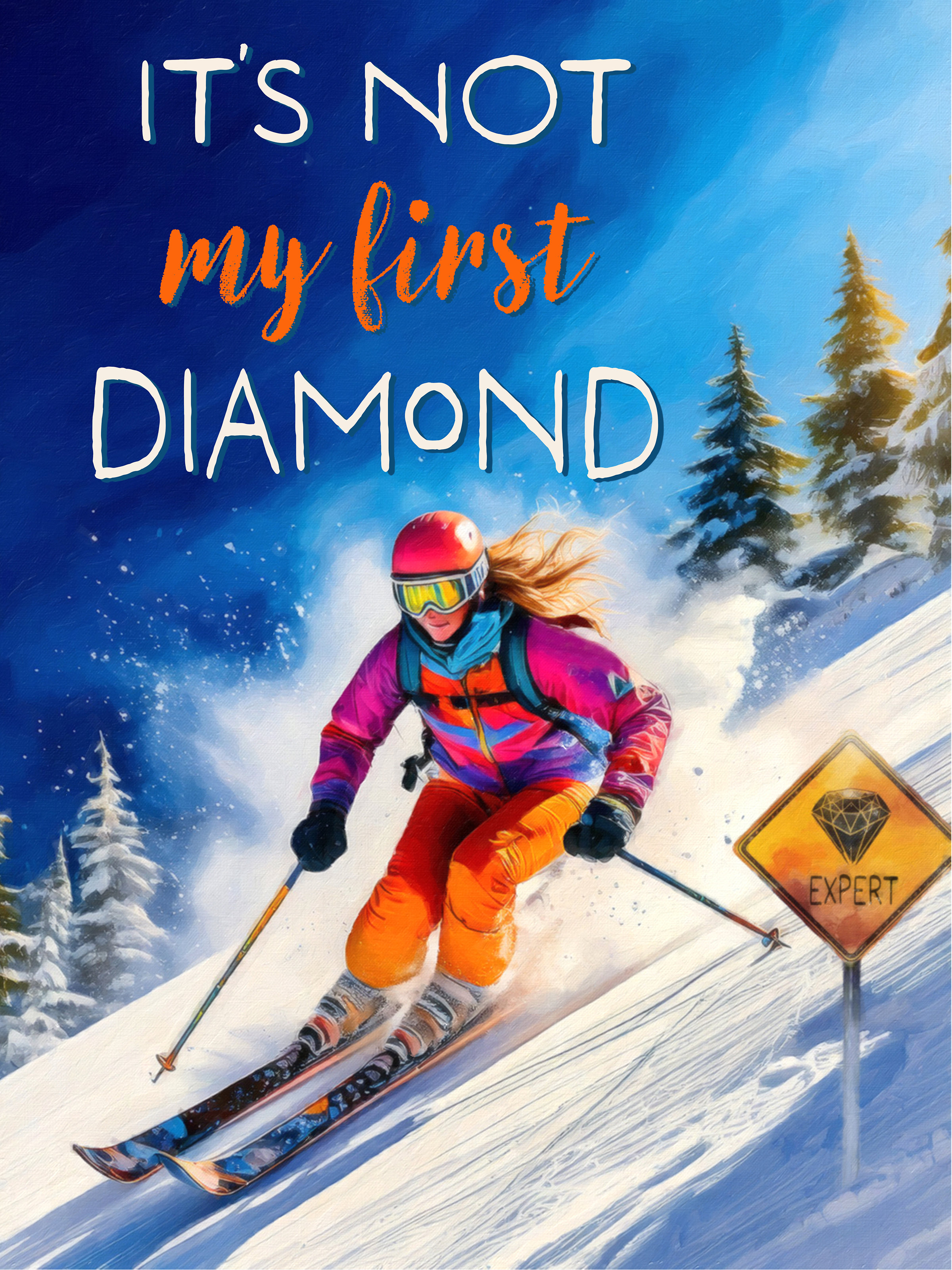 Trinx It's Not My First Diamond by Grotto Studios | Wayfair