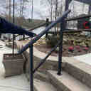 HOMLUX Lovmor Hand Rails for Outdoor Steps, Wrought Iron Railing, Porch ...