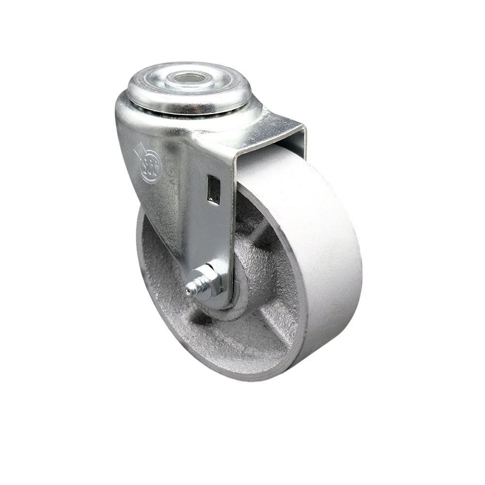 Service Caster Steel Wheel Swivel Bolt Hole Caster | Wayfair