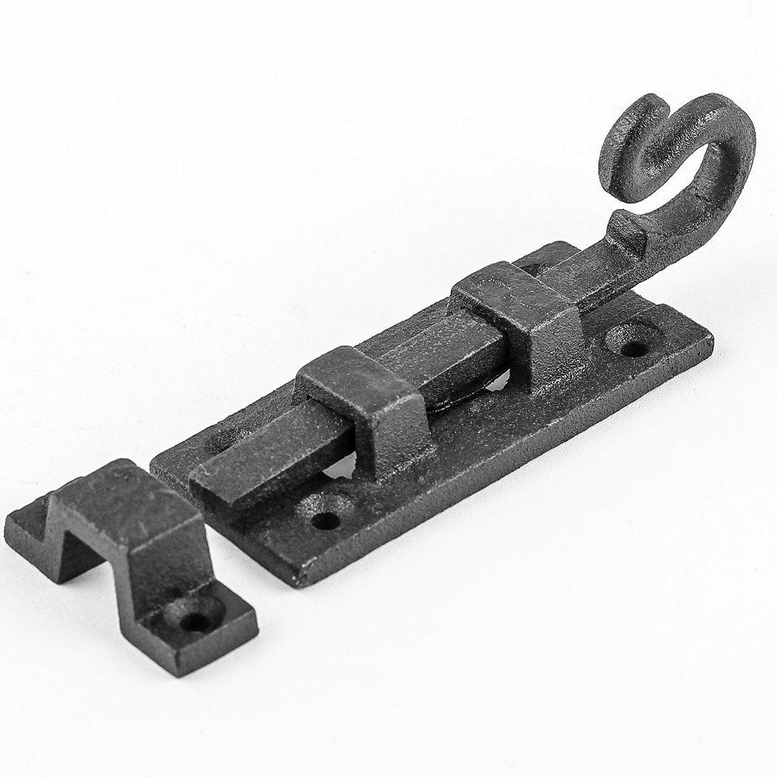 The Renovators Supply Inc. Wrought Iron Curled Tail Slide Bolt | Wayfair